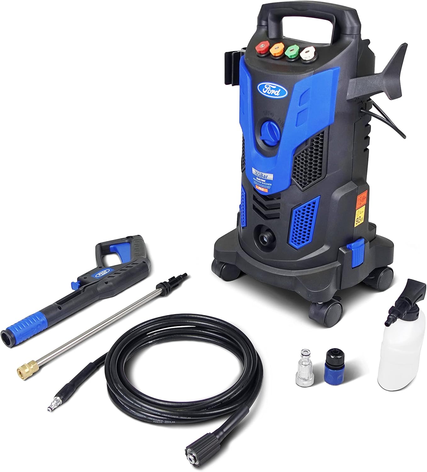 Ford 165 Bar 2200 Watt Compact Follow-Me Electric Pressure Washer,8 ...