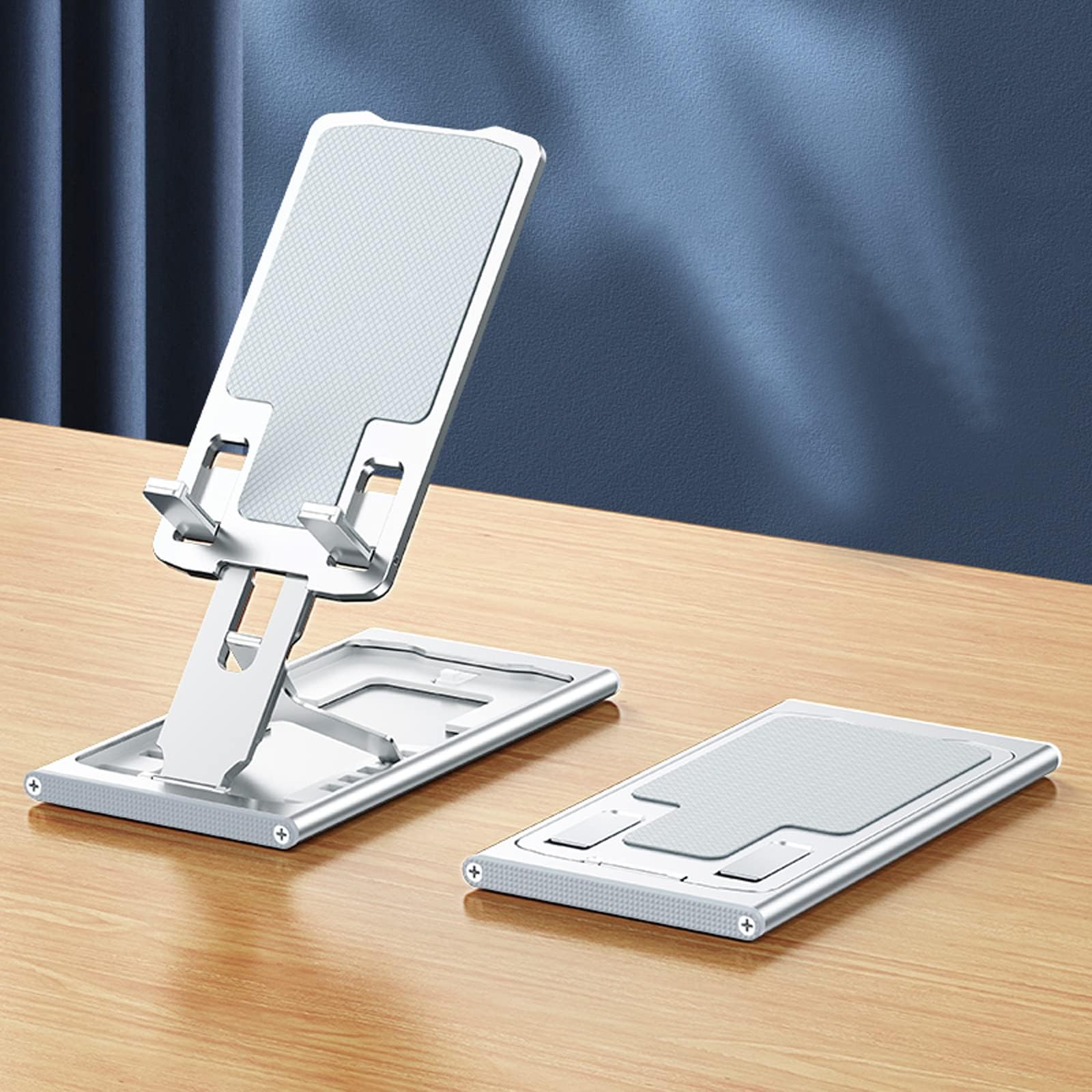 Amazon.com: DTech Foldable Cell Phone Stand Holder Aluminum Adjustable ...