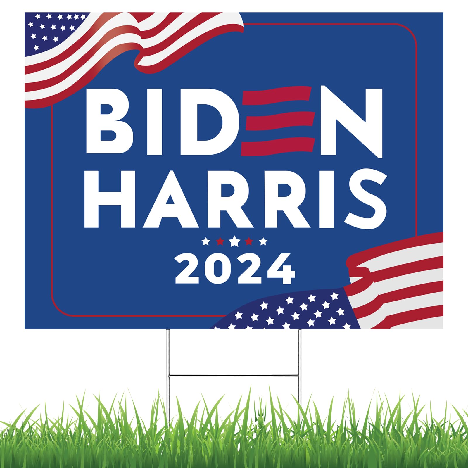 Snapklik.com : YHMHOG Joe Biden 2024 Yard Sign - 16x12 Biden Harris ...