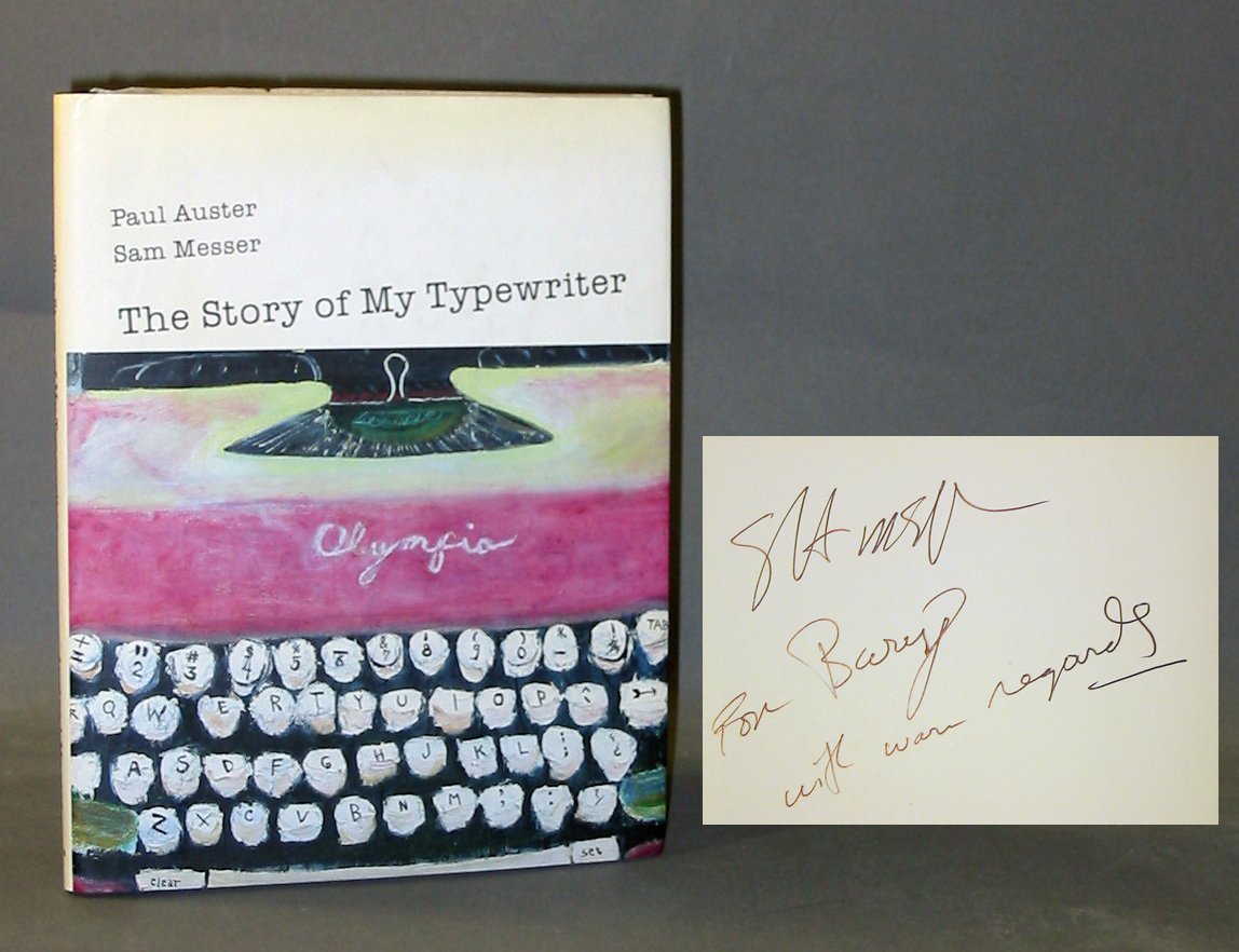 The Story of My Typewriter : Auster, Paul, Messer, Sam: Amazon.ca: Livres