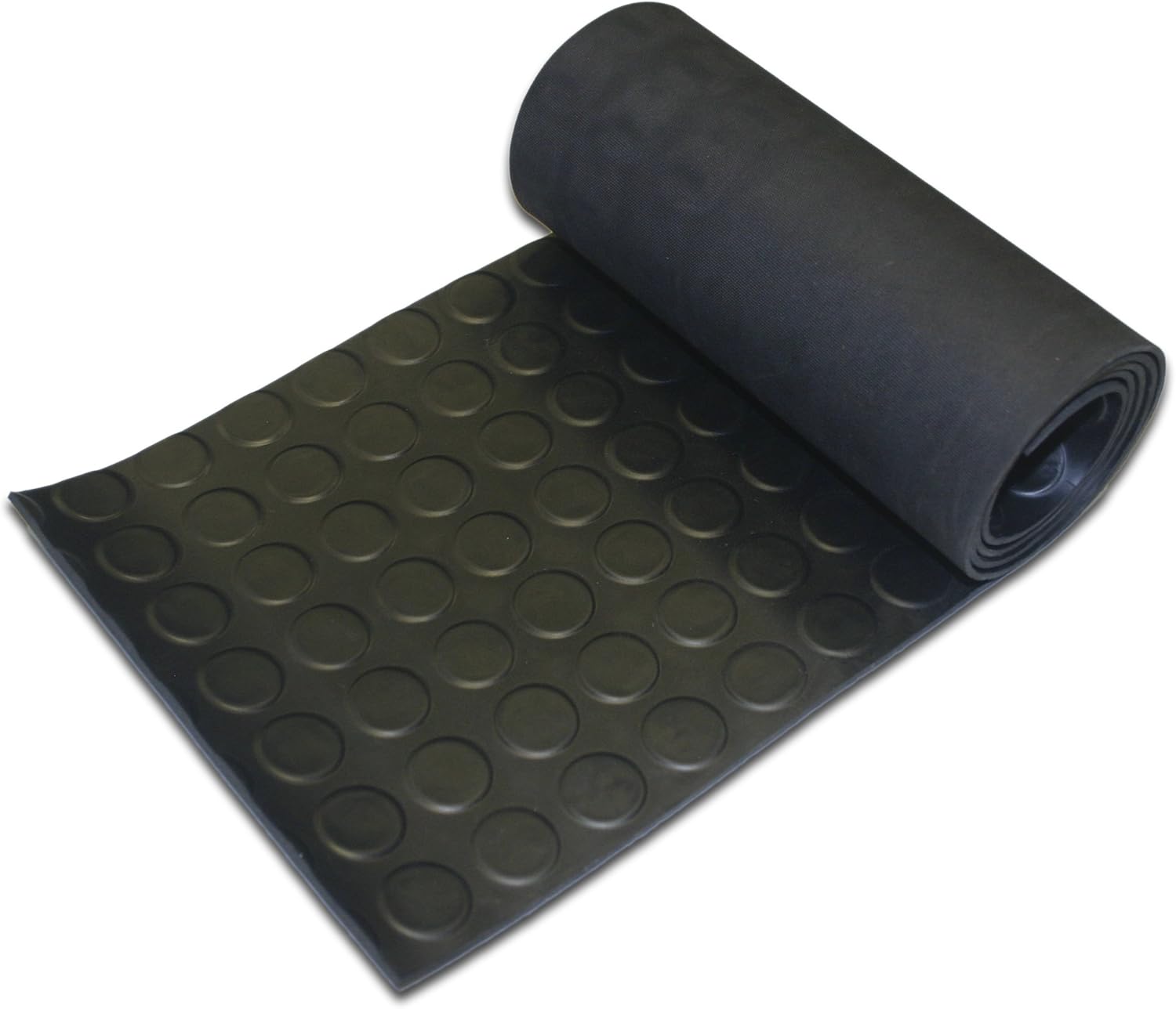 Penny/Coin Anti Slip Rubber Matting Flooring - 1m Wide x 3mm Thick ...