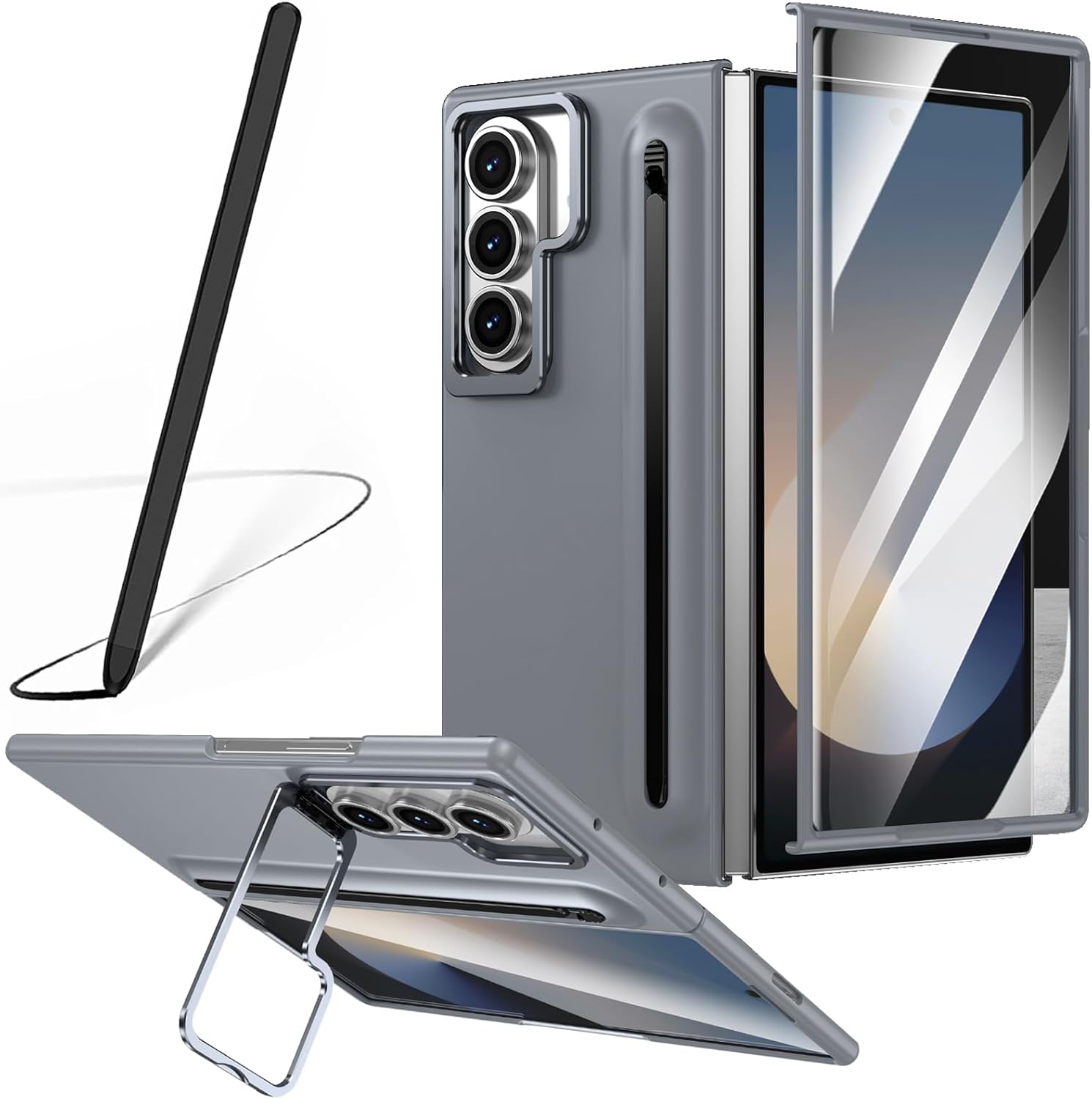 Case for Galaxy Z Fold 7 with pen, Built-in Pen Holder, Samsung Galaxy ...