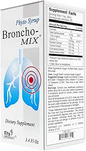 Amazon.com: Bronchomix Phyto Syrup Plantain, Thyme and Echinacea ...
