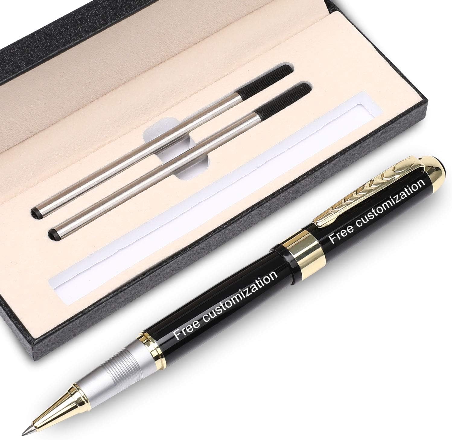 Amazon.com : 1314 Free Engraving pen Personalized custom pens Roller ...