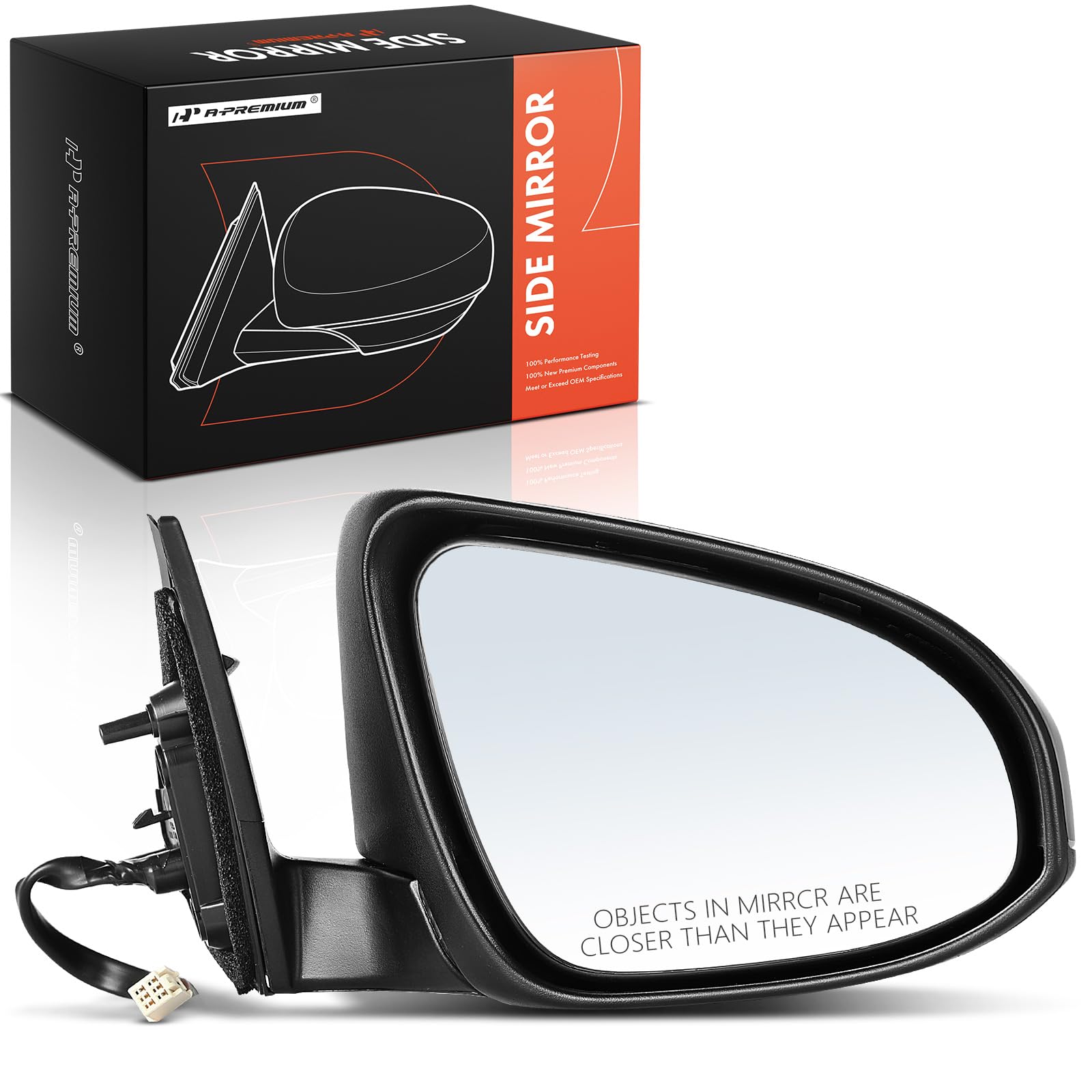 Amazon.com: A-Premium Passenger Side Power Door Mirror Compatible with ...
