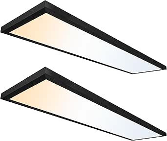 Ultralux 1x4 ft Surface Mount Ceiling Light Panel – Slim, Edge Lit ...