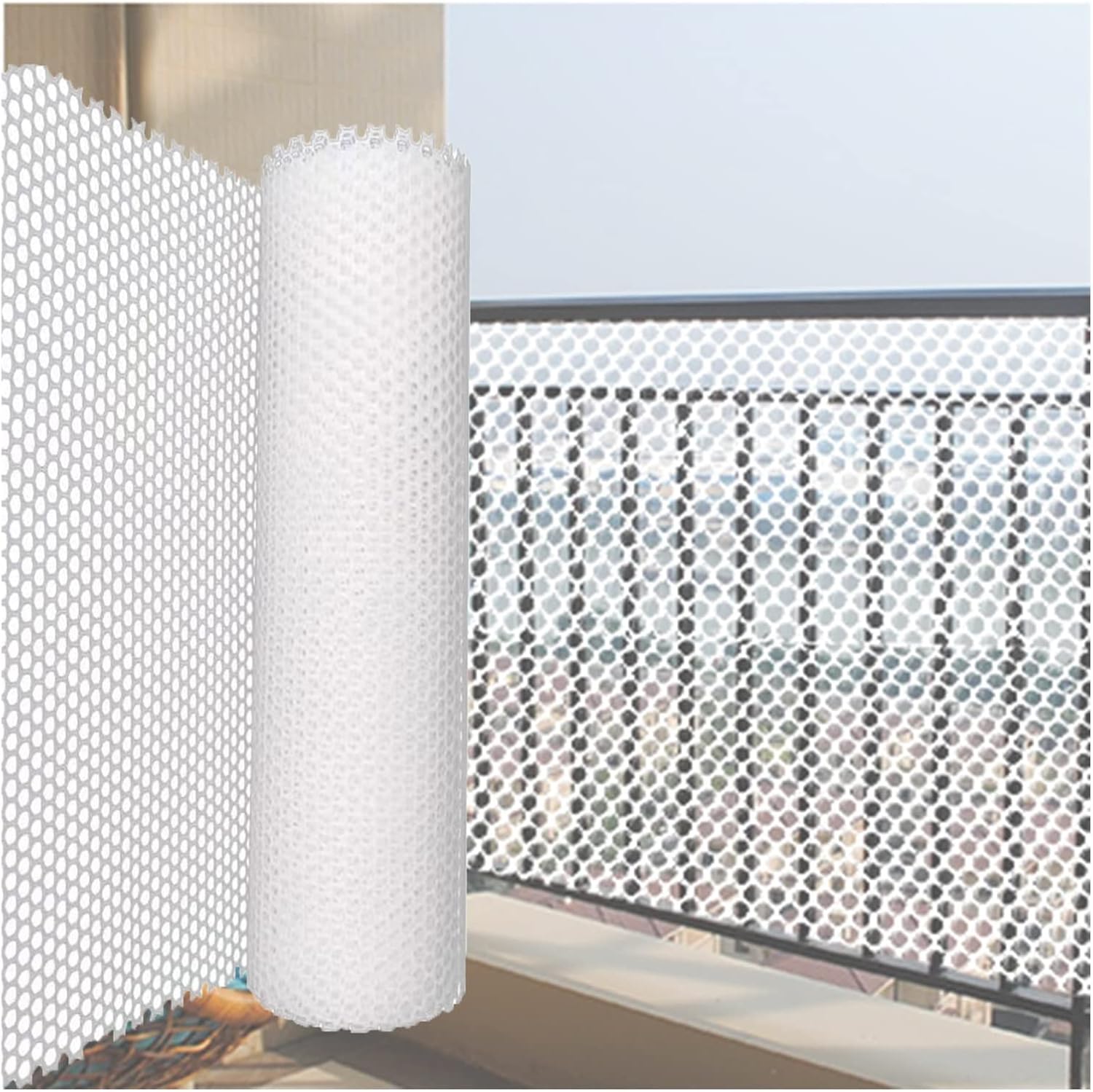 Amazon.com: HAIXHX White Chicken Wire Mesh Fencing, Pet Fence Hexagonal ...