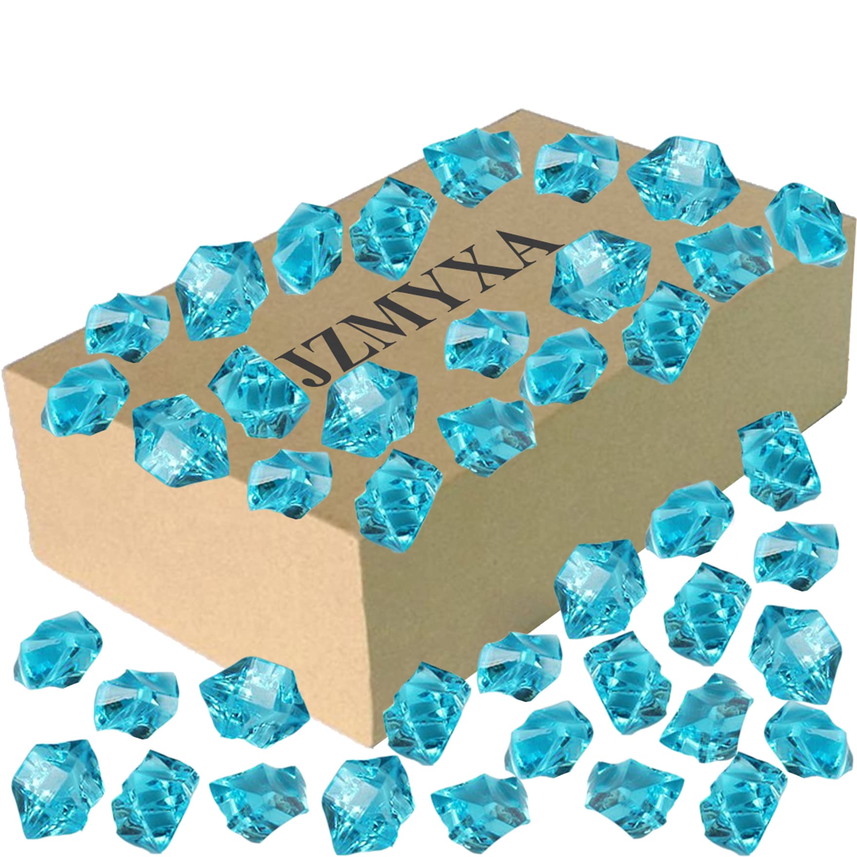 Amazon.com: JZMYXA Large Fake Ice Cubes Artificial Ice Crystals Gravel ...