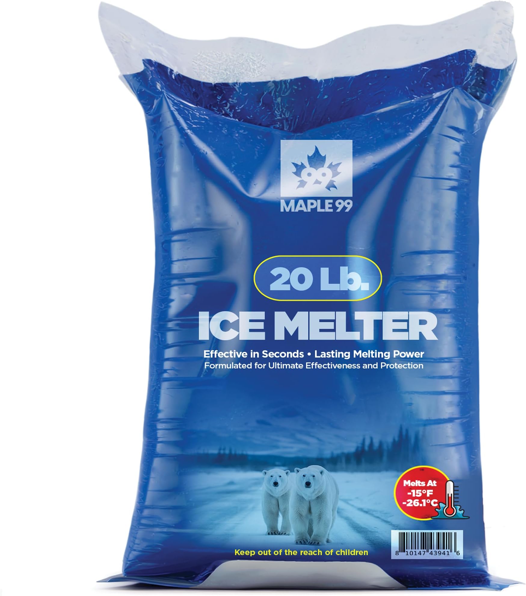 Amazon.com : Ice Melt, Pet Safe Ice Melt 25 LBS Premium Snow Melter ...