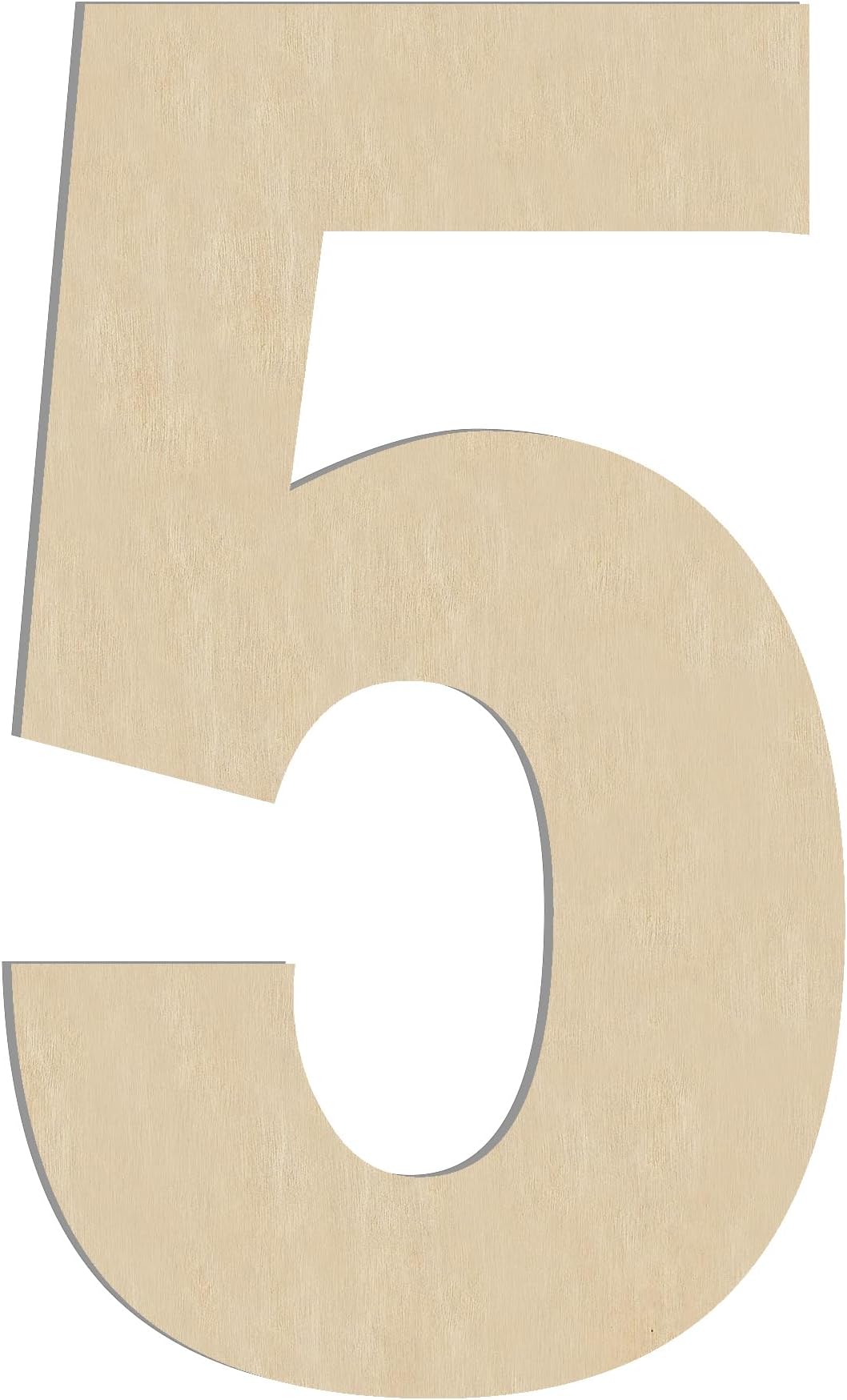 Amazon.com: 24" Tall X 1/2" Thick, Wood Number 0 - Zero - Large Wall ...