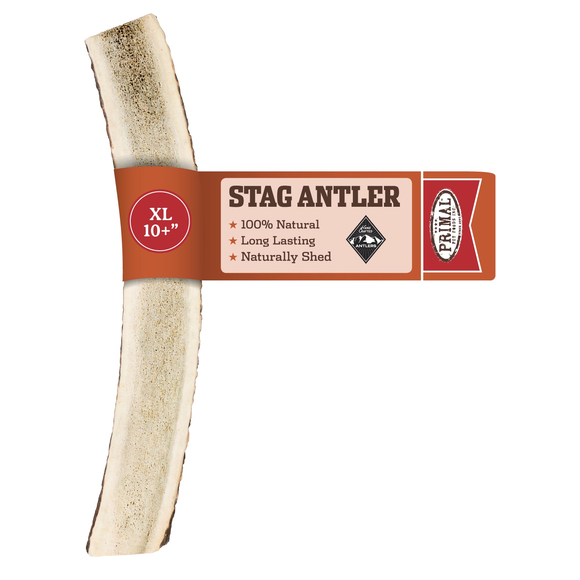 Amazon.com : Primal Antlers for Dogs, Grade A Split Stag Antlers for ...