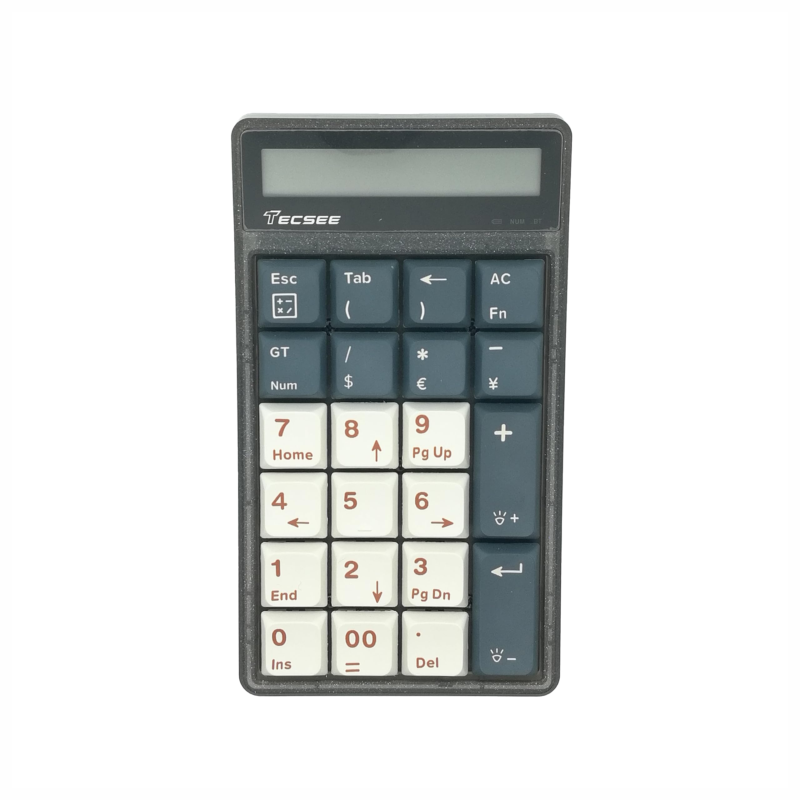 Amazon.com: Tecsee B T Numeric Keypad, Mechanical USB 2.4G Wireless ...