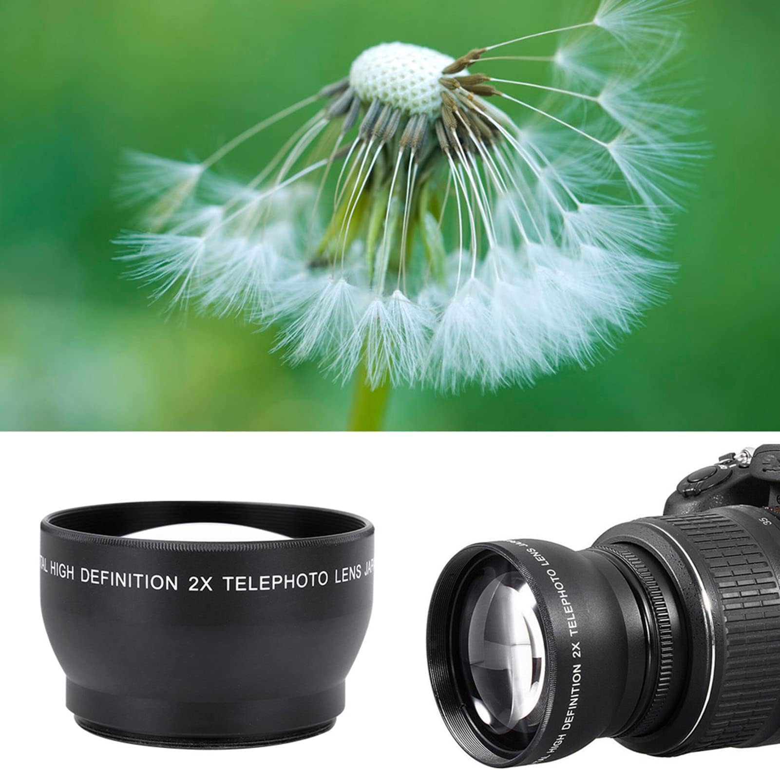 Amazon.com : Vivitar 52Mm 2.2X Telephoto Lens Magnifying,Tamron ...