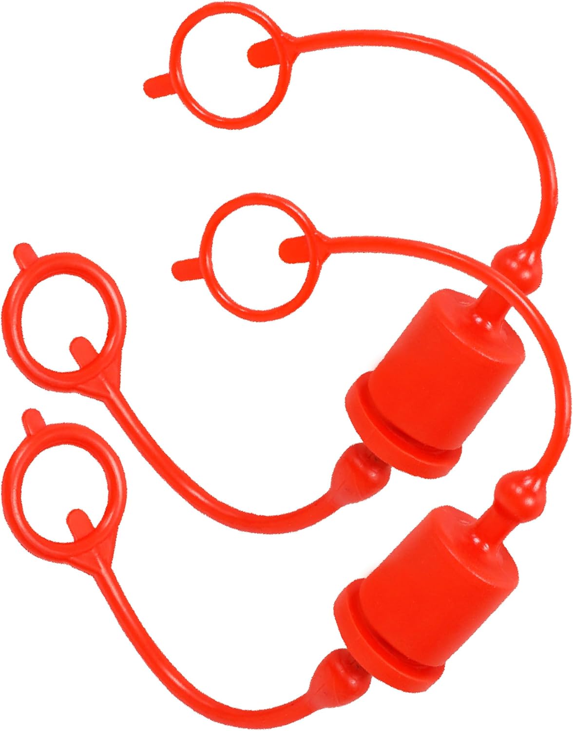 2 Set,1/2 Tractor Hydraulic Coupler Male Dust Cap and Female Plug Cover ...