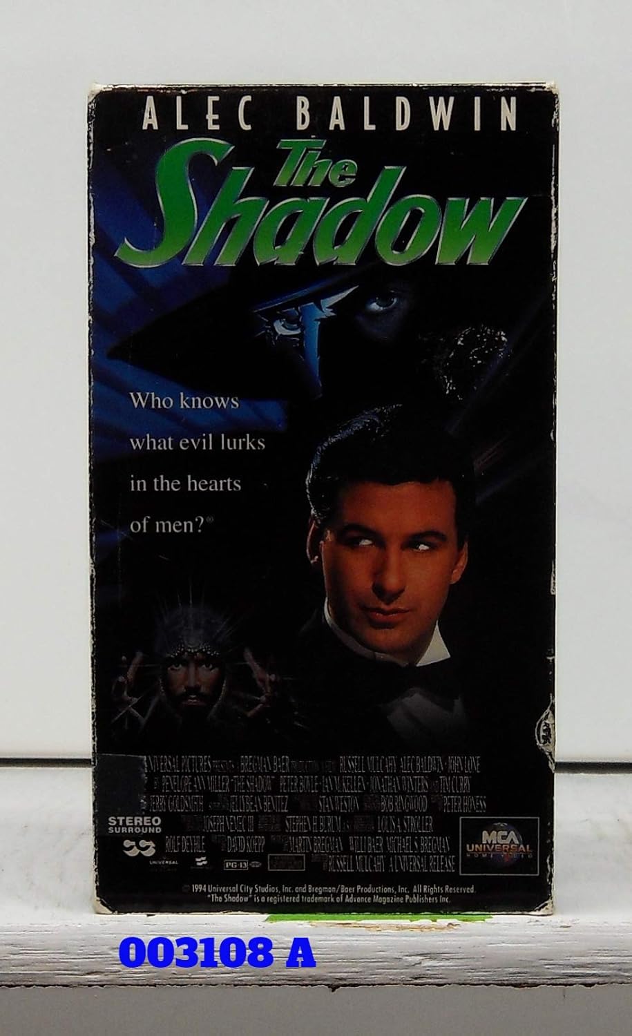 Amazon.com: The Shadow [VHS] : Baldwin, Miller, Lone: Movies & TV