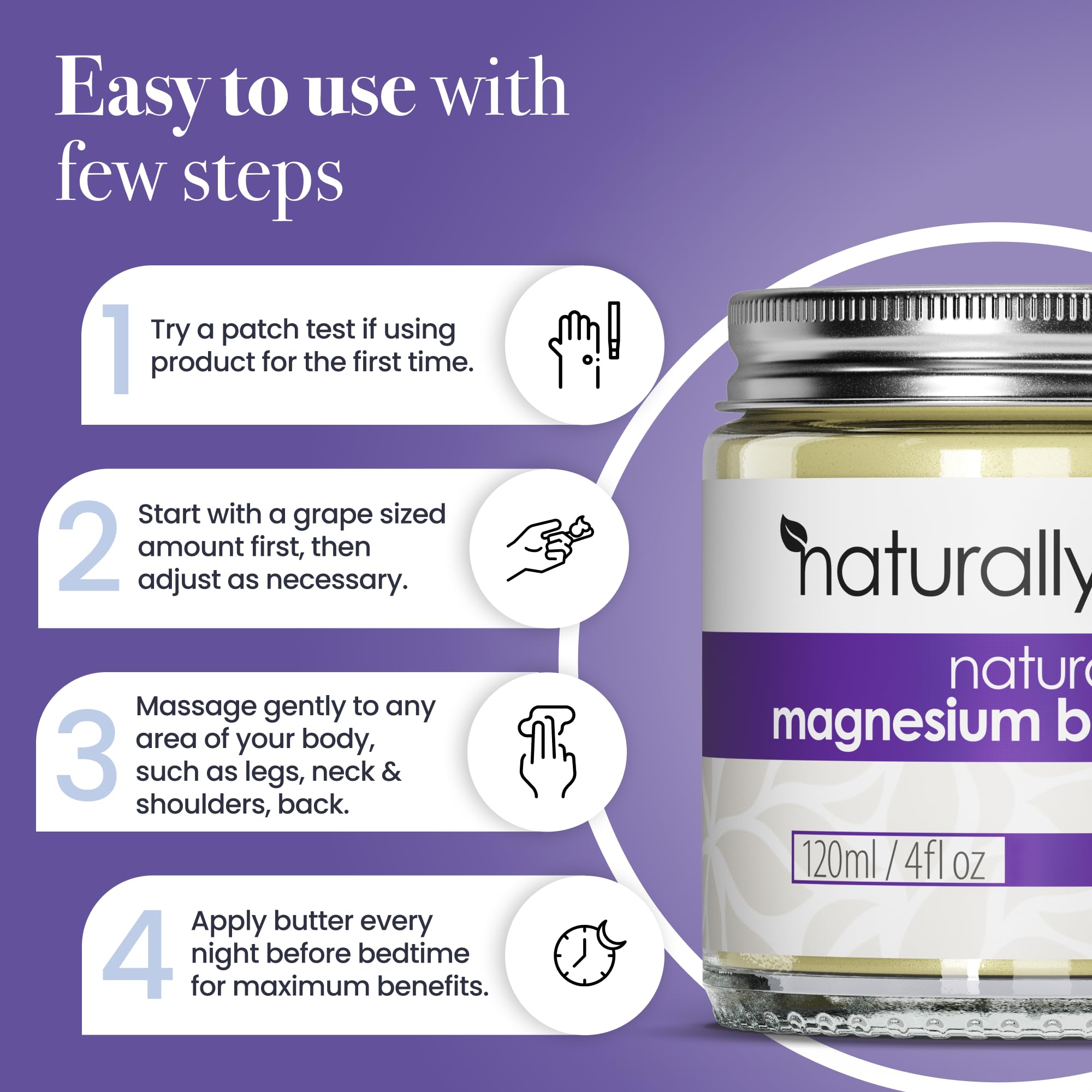 Snapklik.com : NaturallyMum - Magnesium Body Butter Cream For Sleep ...