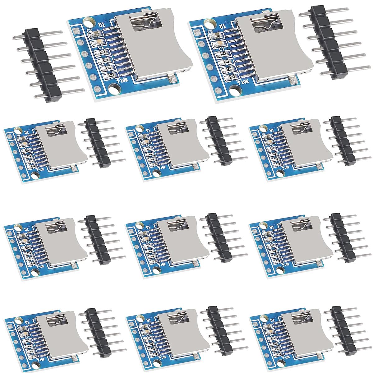 Amazon.com: DKARDU 11 pcs SD Card Module Micro SD SDHC TF Card Adapter ...