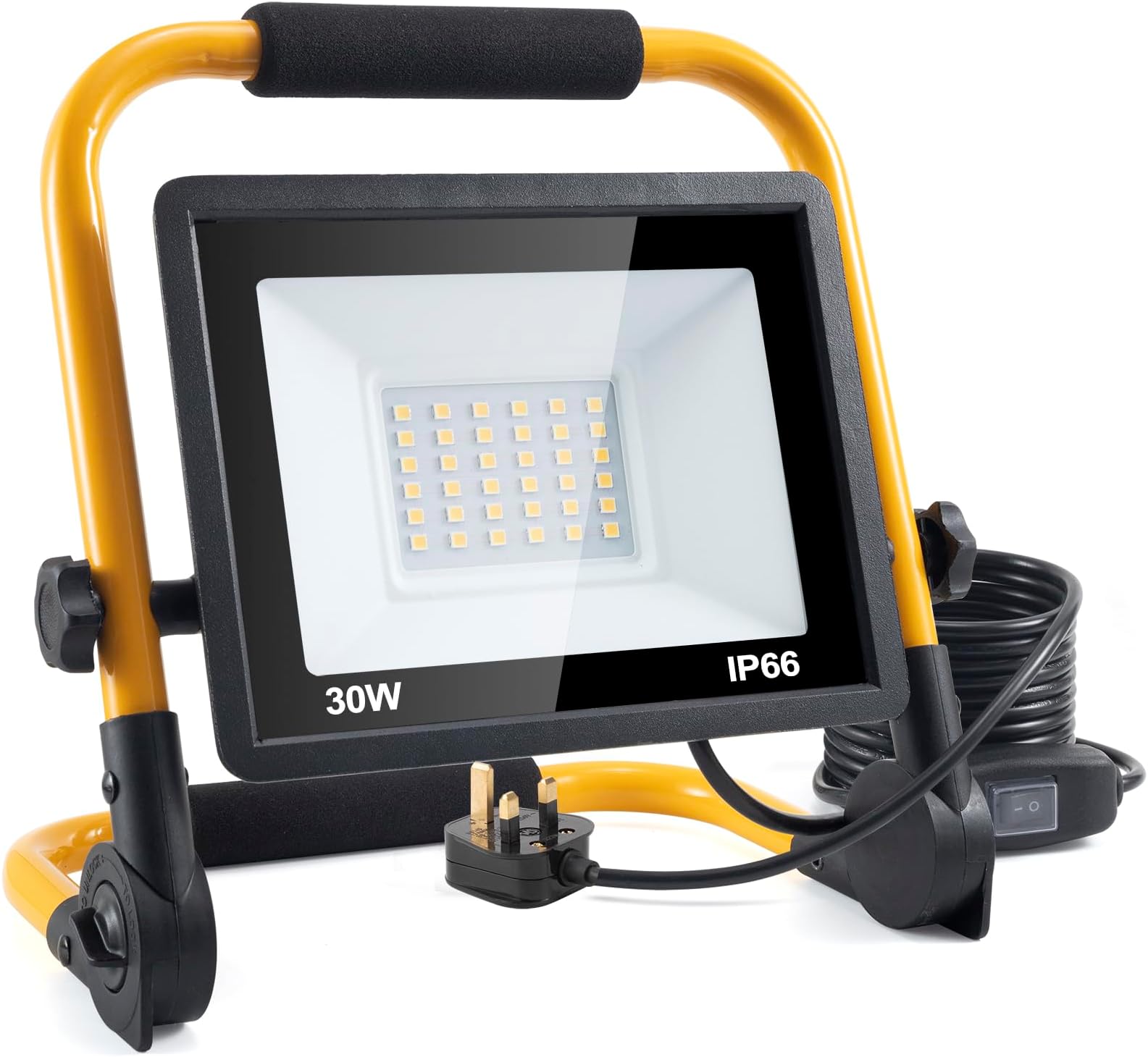 ORHOMELIFE 30W 3000LM LED Work Light, 200W Equivalent 6000K IP66 ...