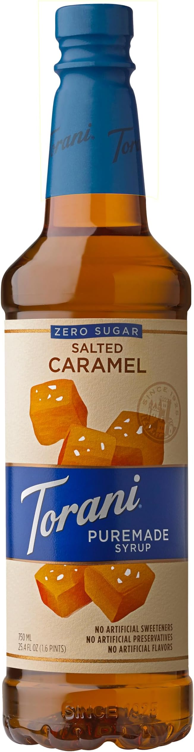 Amazon.com: Torani Puremade Syrup, Caramel Flavor, Glass Bottle ...