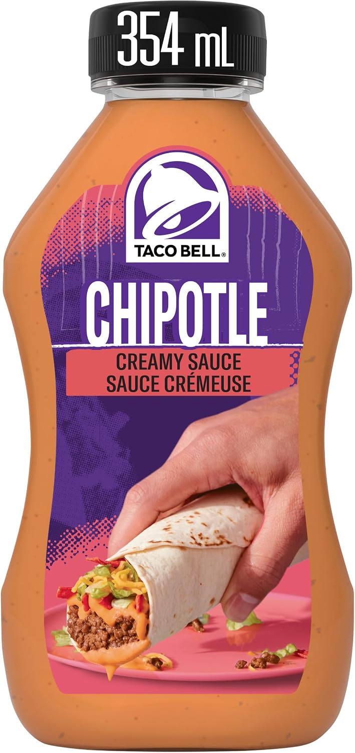 Taco Bell Creamy Chipotle Sauce, 354 mL Bottle : Amazon.ca: Grocery ...