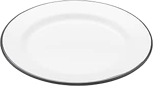 KitchenCraft Living Nostalgia Enamel Side Plate, Classic Non-Stick ...