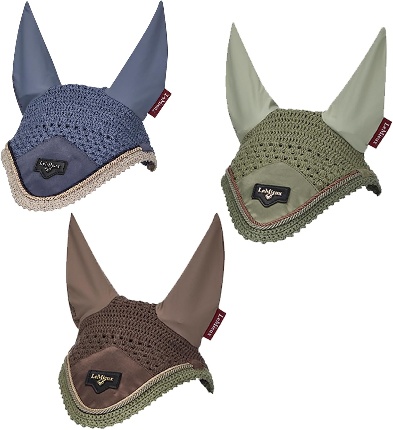 Amazon.com: LeMieux Loire Ear Bonnet - Signature Metal Embossed Motif ...