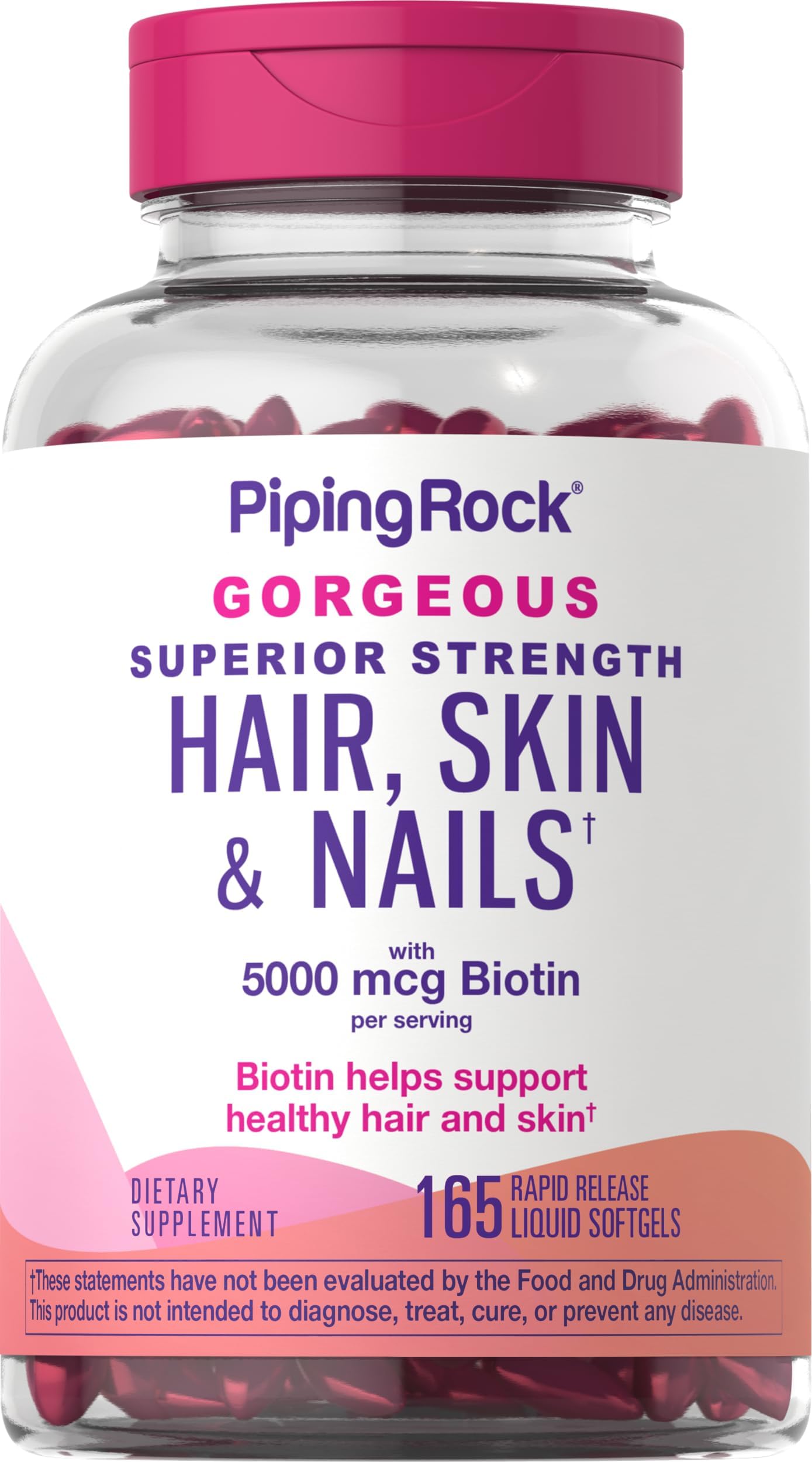 Amazon.com: Nature's Bounty Hair Skin and Nails 5000 mcg of Biotin ...