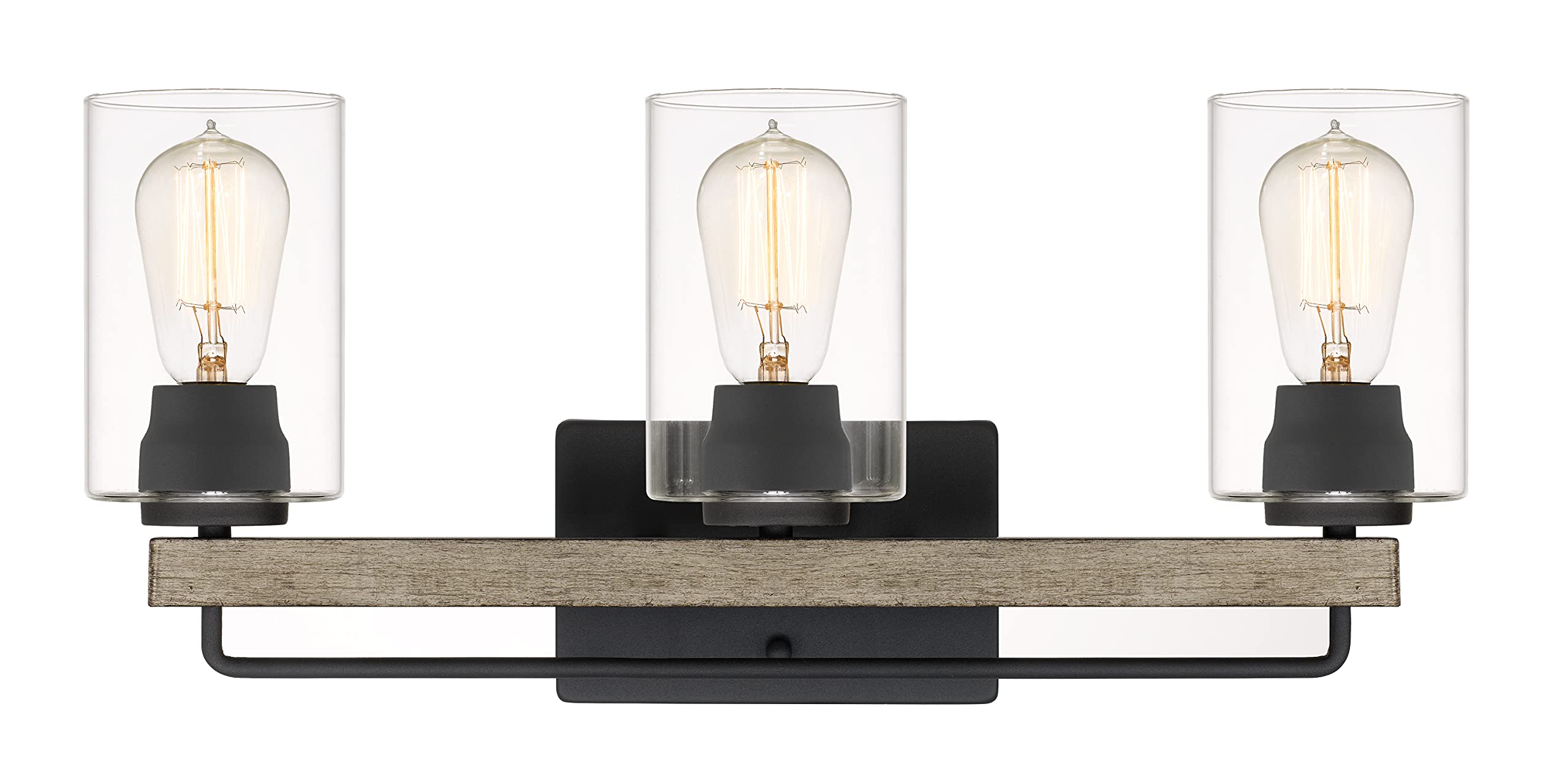 Tawson Amos Modern Farmhouse 3-Light Vanity Light Fixture, Industrial ...