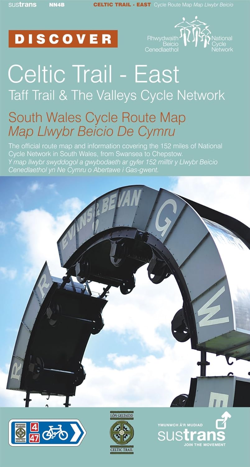 Celtic Trail East - Sustrans Cycle Routes Map - NN4B: Taff Trail and ...