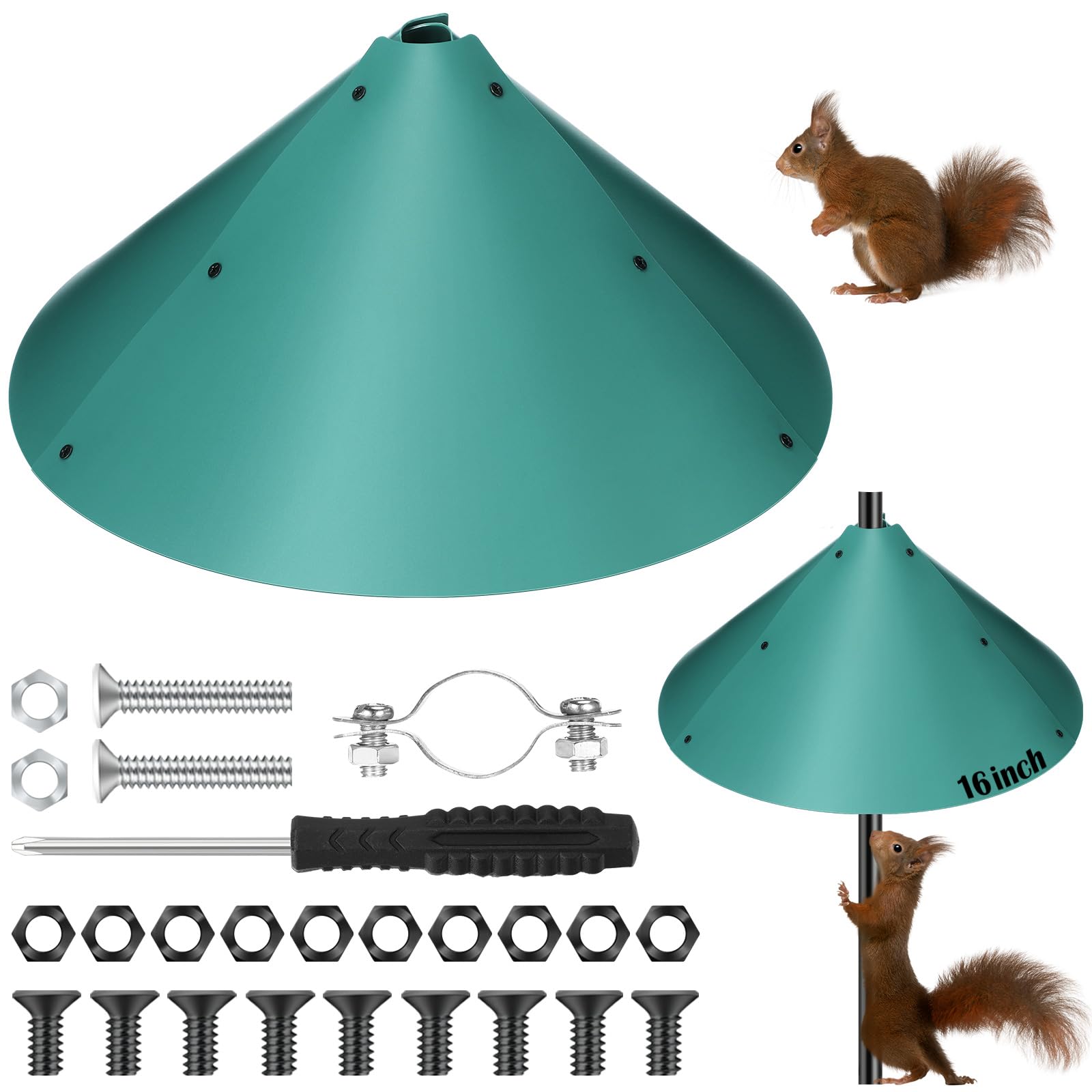Snapklik.com : Qualirey Squirrel Baffle For Bird Feeder Bird House ...