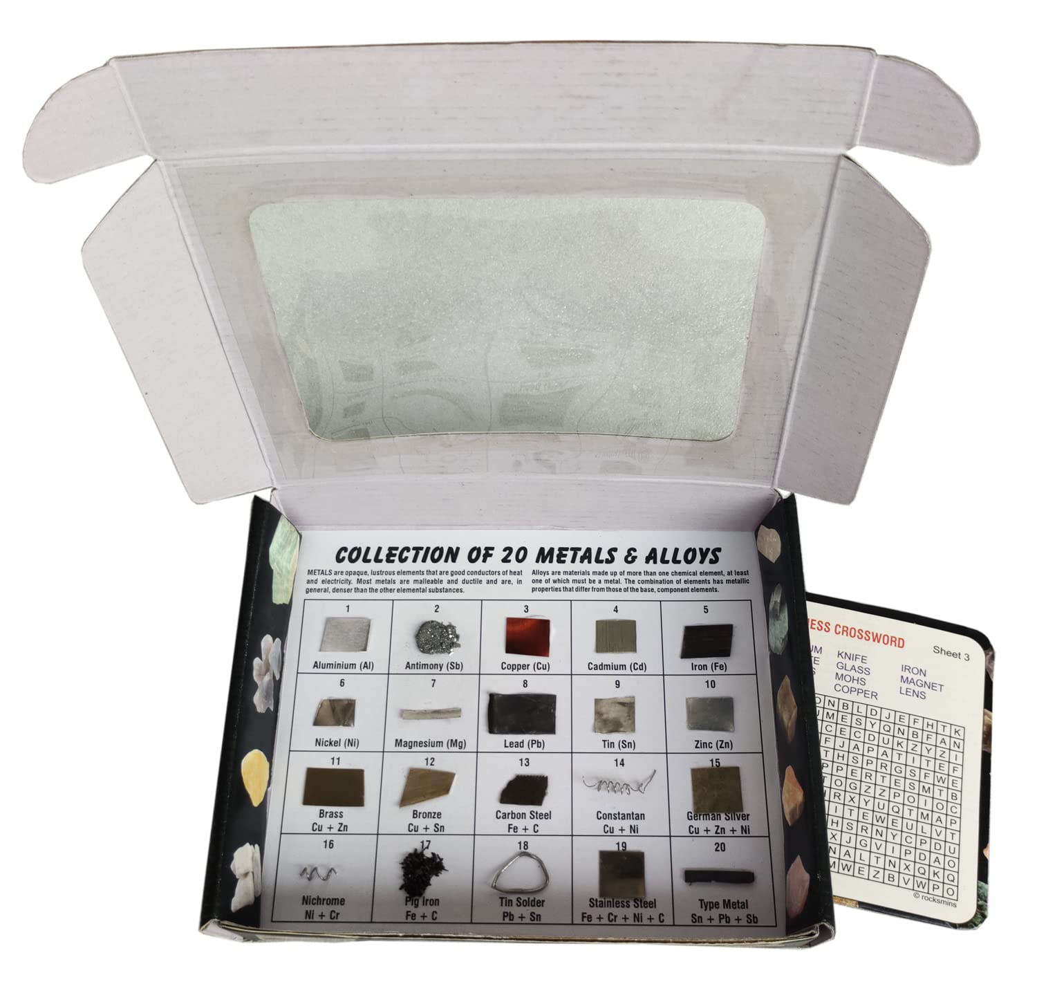Buy ROCKSMINS MA20WM Alloys Collection (Collection of 20 Metal & Alloys ...