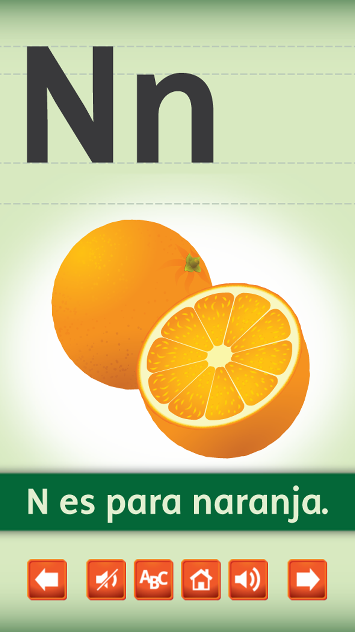 A To Z Spanish Alphabet Flash Cards - App on Amazon Appstore