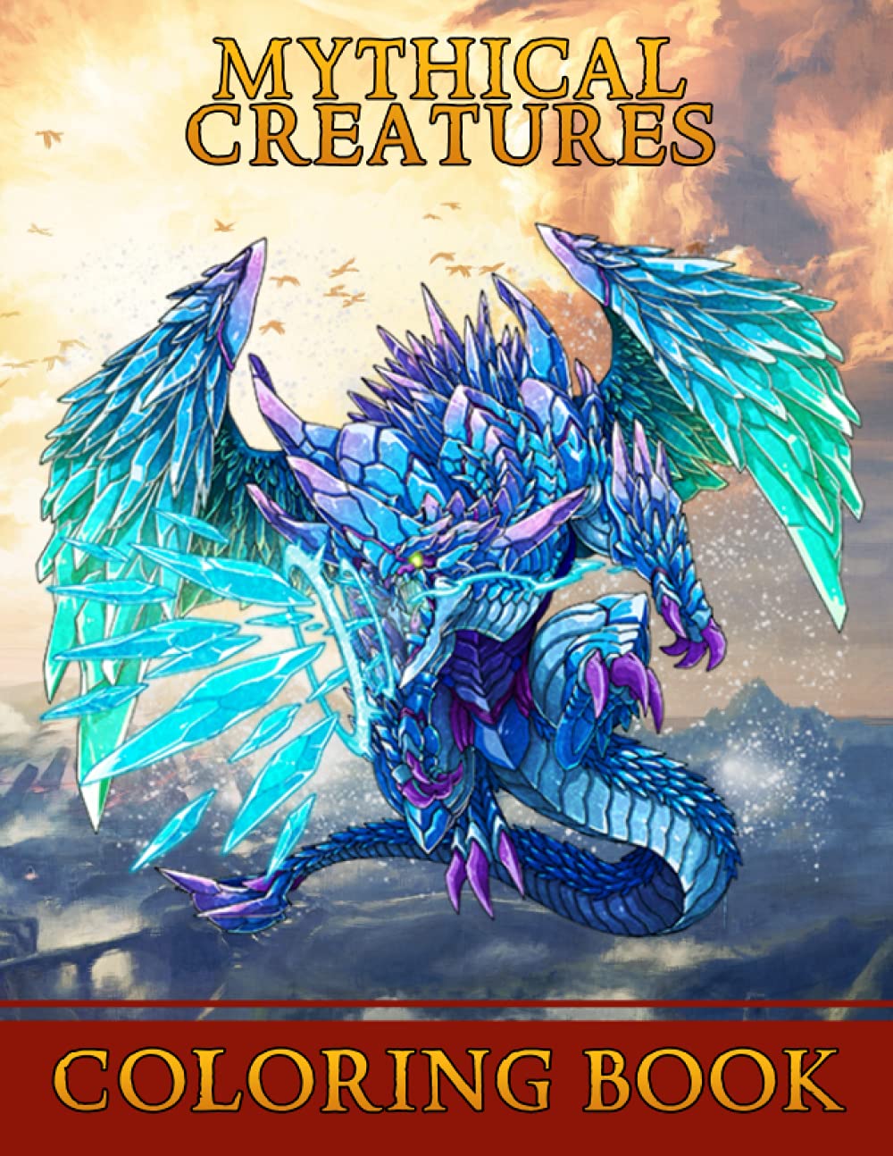 Buy Mythical Creatures Coloring Book: A Cool Coloring Book With Many ...