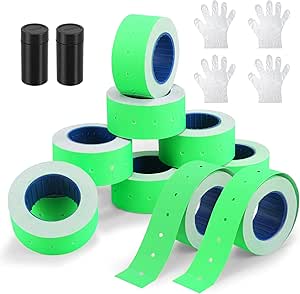 Amazon.com : Lineba MX5500 Price Gun Label Stickers Kit, 10 Rolls Label ...