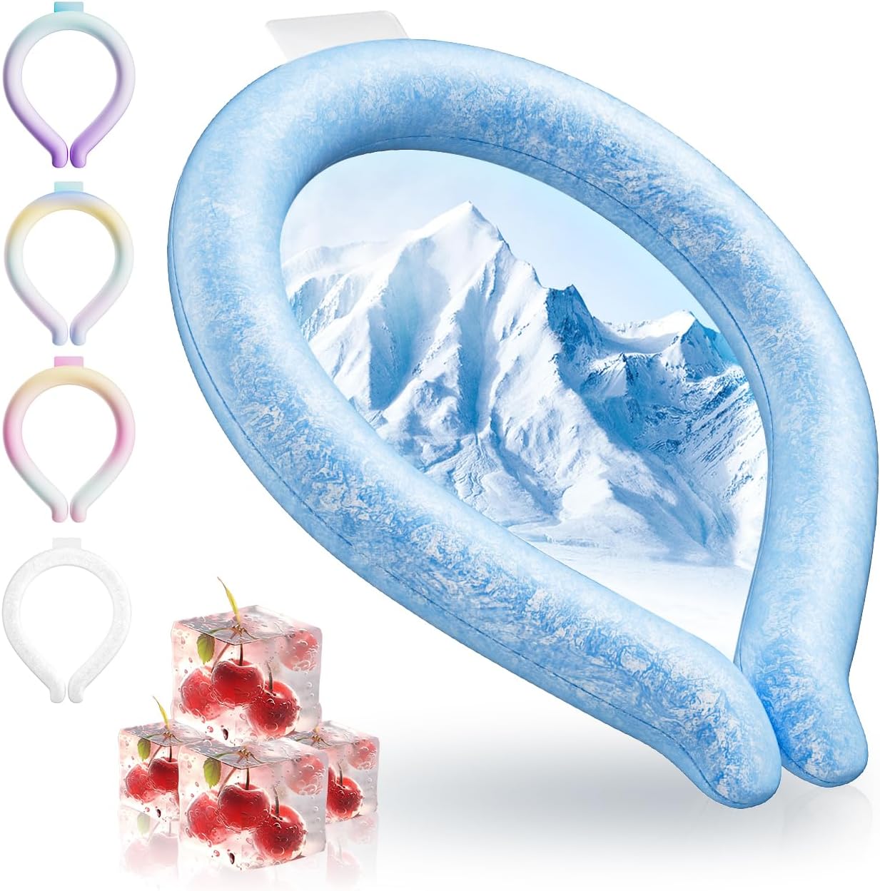 Amazon.co.jp: Ice Neck Ring (Naturally Freezing at 28°C), Cool Neck ...