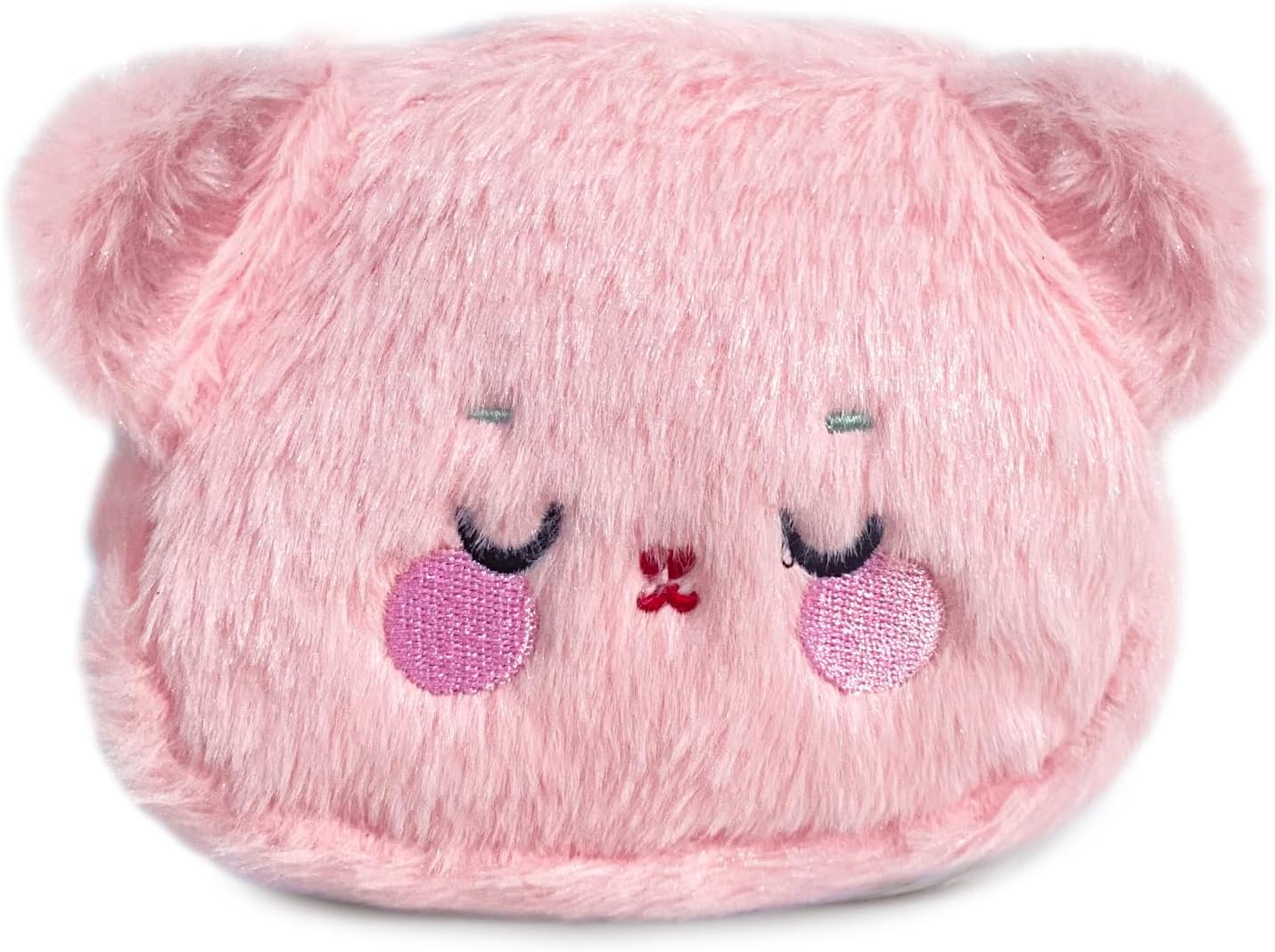 WisePoint Plush Coin Purse, Soft Change Purse Coin Pouch with Zipper ...