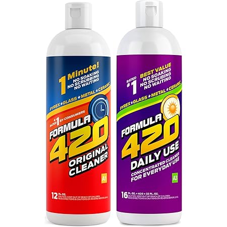 Amazon.com: Formula 420 Cleaner - Pyrex, Glass, Metal and Ceramic - 12 ...