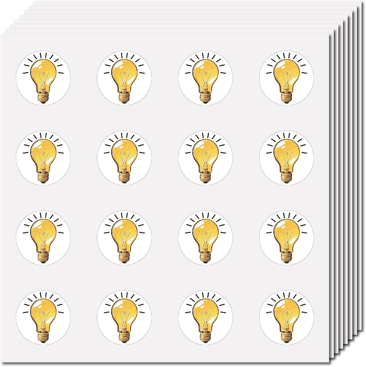 Amazon.com: CREATCABIN 128Pcs Light Bulb Planner Stickers Helmet ...