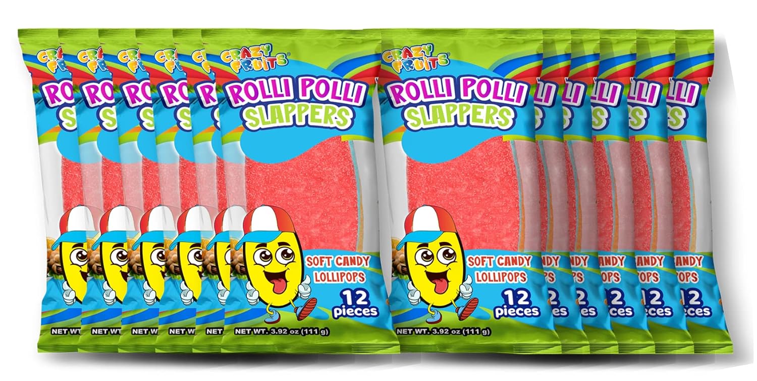 Crazy Fruits Rolli Polli Slappers 12 unidades – Yaxa Colombia