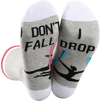 Amazon.com: G2TUP Aerialist Socks Aerial Gymnastics Lover Gifts I Don't ...