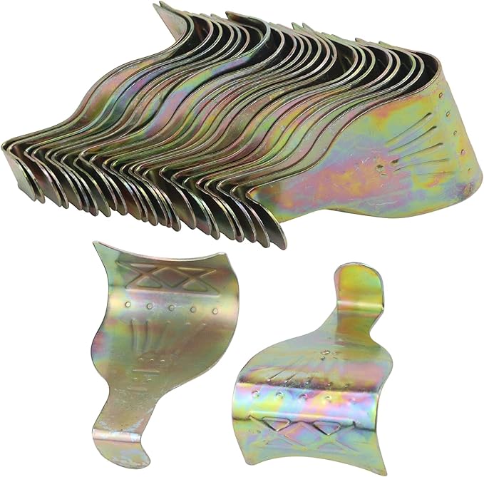 Antrader Moulding Hanging Hooks Picture Photo Frame Rail Hangers Brass ...