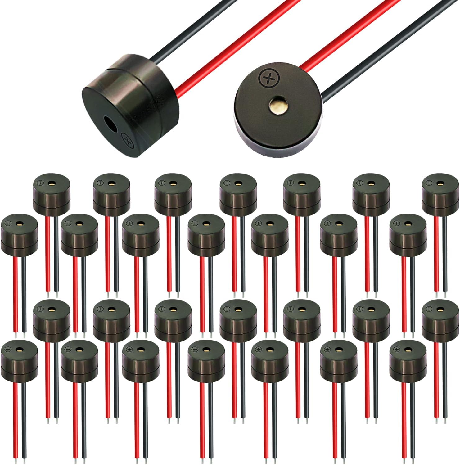 Amazon.com: DaFuRui 30Pcs DC 12V Electronic DC Buzzer 5v Alarm Active ...