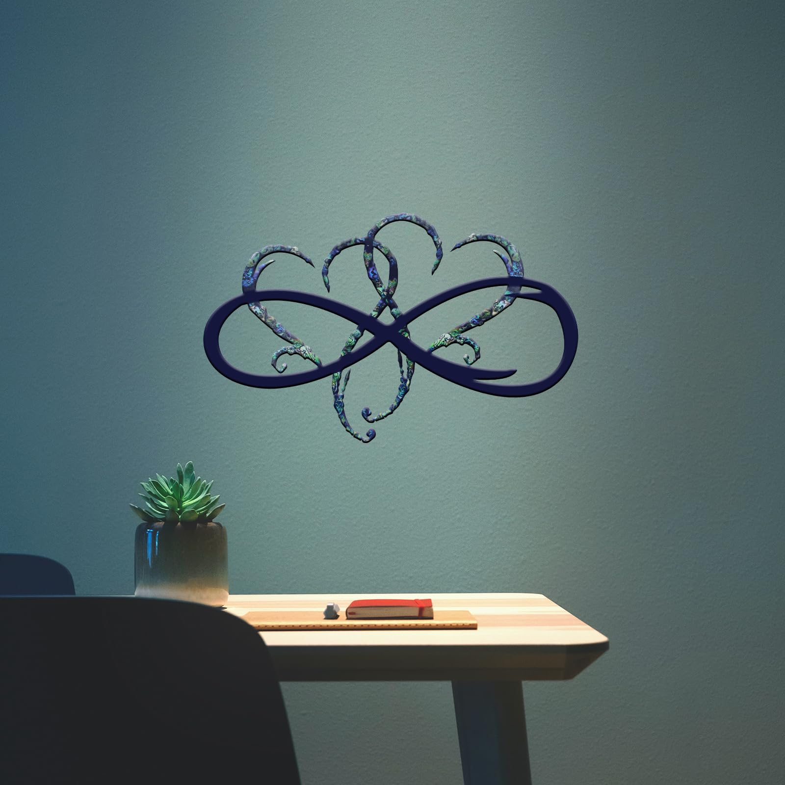 Double Infinity Symbol Blue