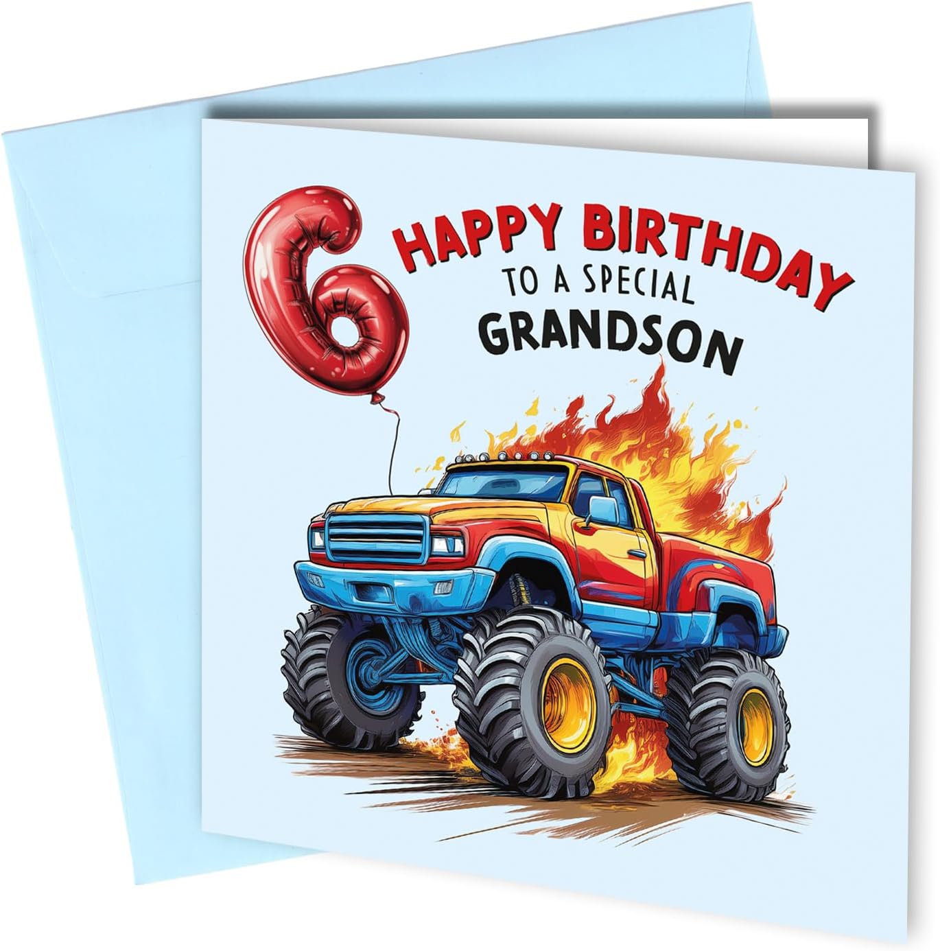 Cult Kitty 6th Birthday Card Boy - Football 6th Birthday - Age 6 ...