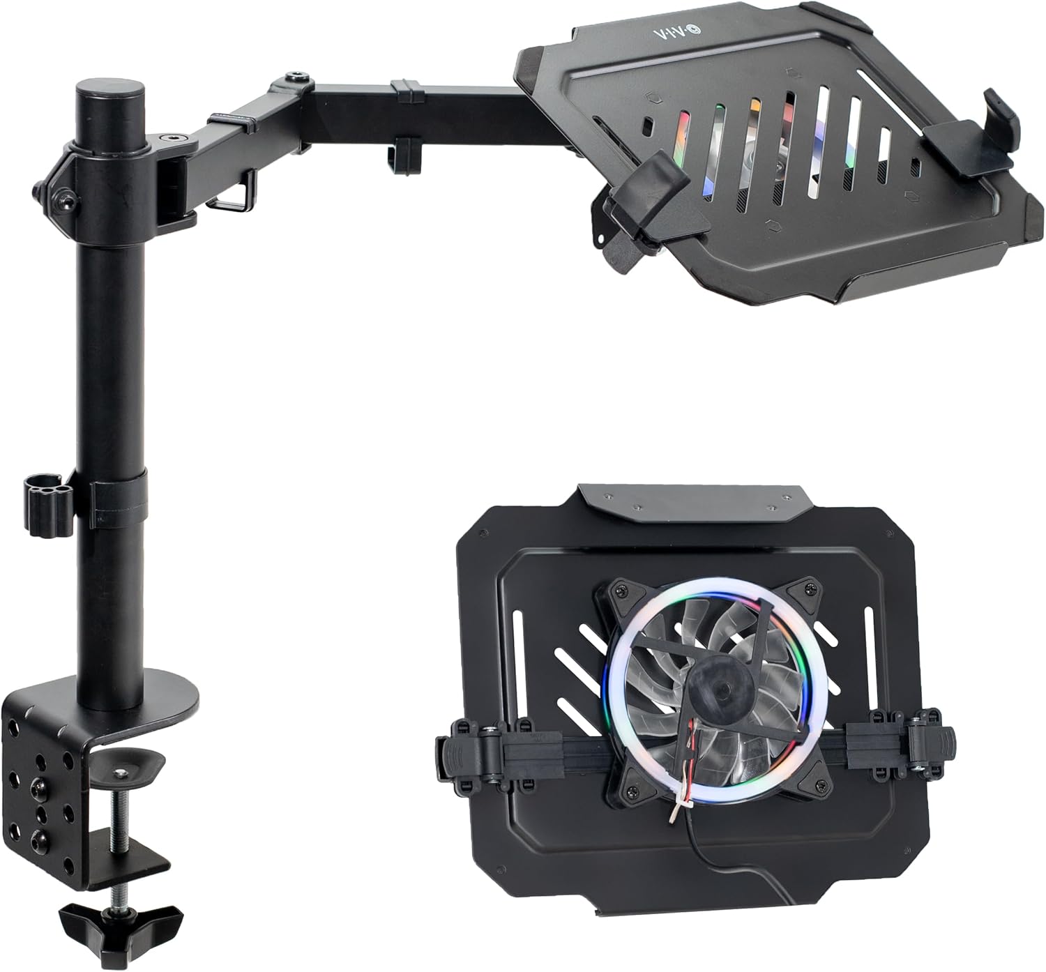 Amazon.com: VIVO Adjustable 12 to 15.6 inch Laptop Notebook Desk Mount ...