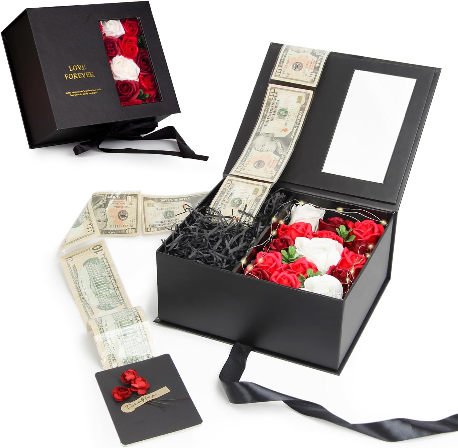 Amazon.com: SDALU Money Pull Box for Cash Gift - Luxury Money Pull Out ...