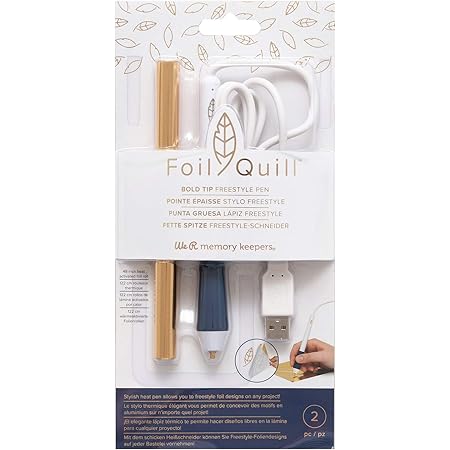 Thermoweb 4824 Selbstklebender Stift für Dekofolien, Mehrfarbig, 18 ...