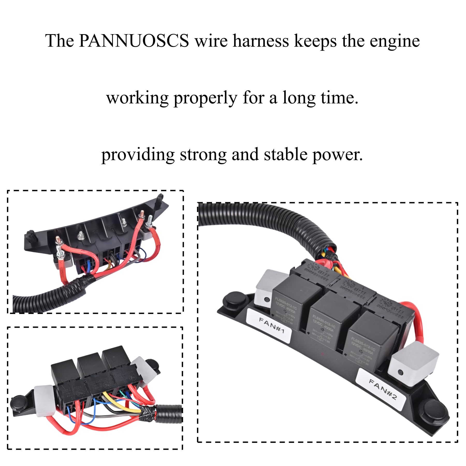 Snapklik.com : Dual Speed Electric Fan Control Wiring Harness Kit 674 ...