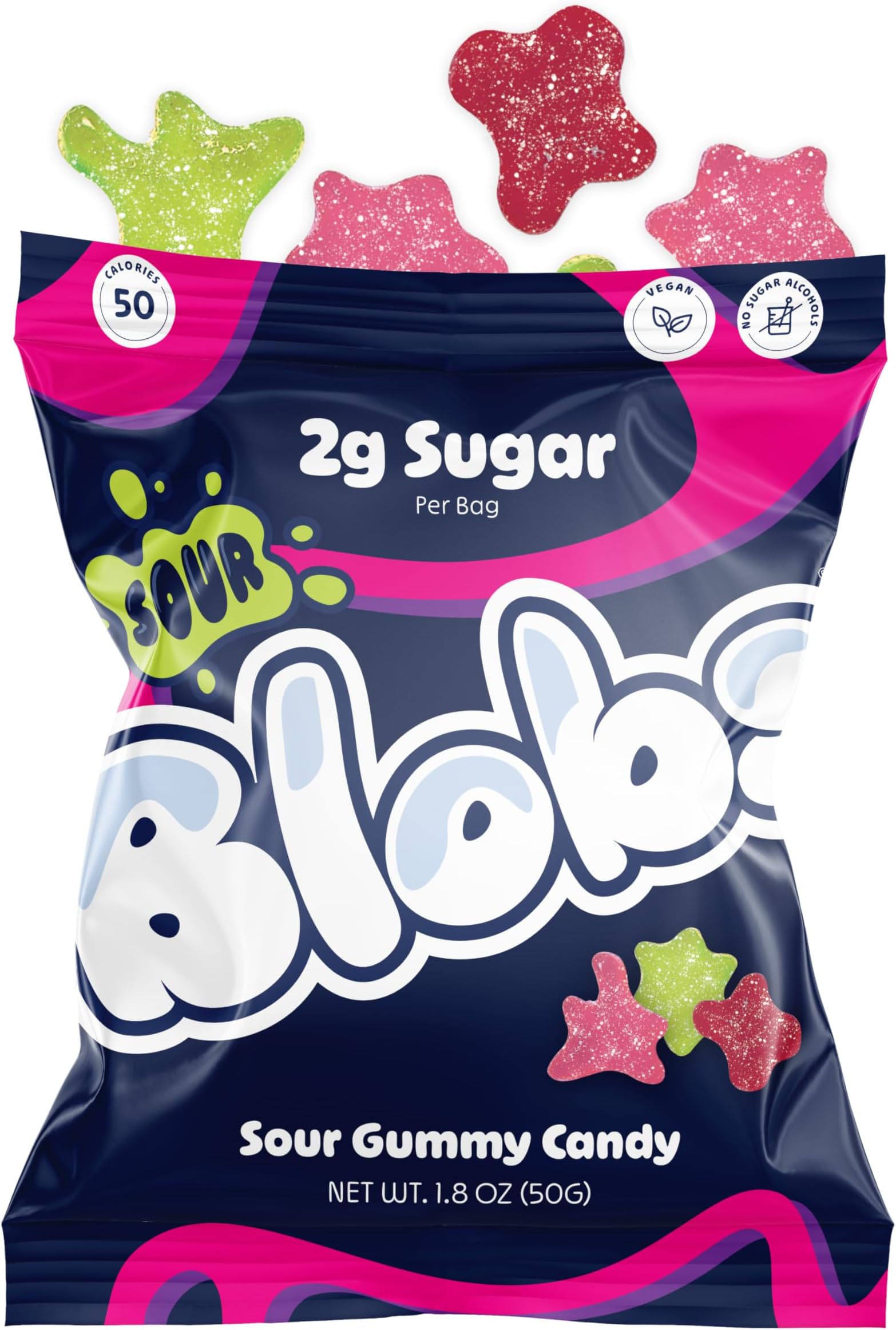 Amazon.com : TiDBiTS Gummy Candies with Low Sugar (4g), Low Calorie (60 ...