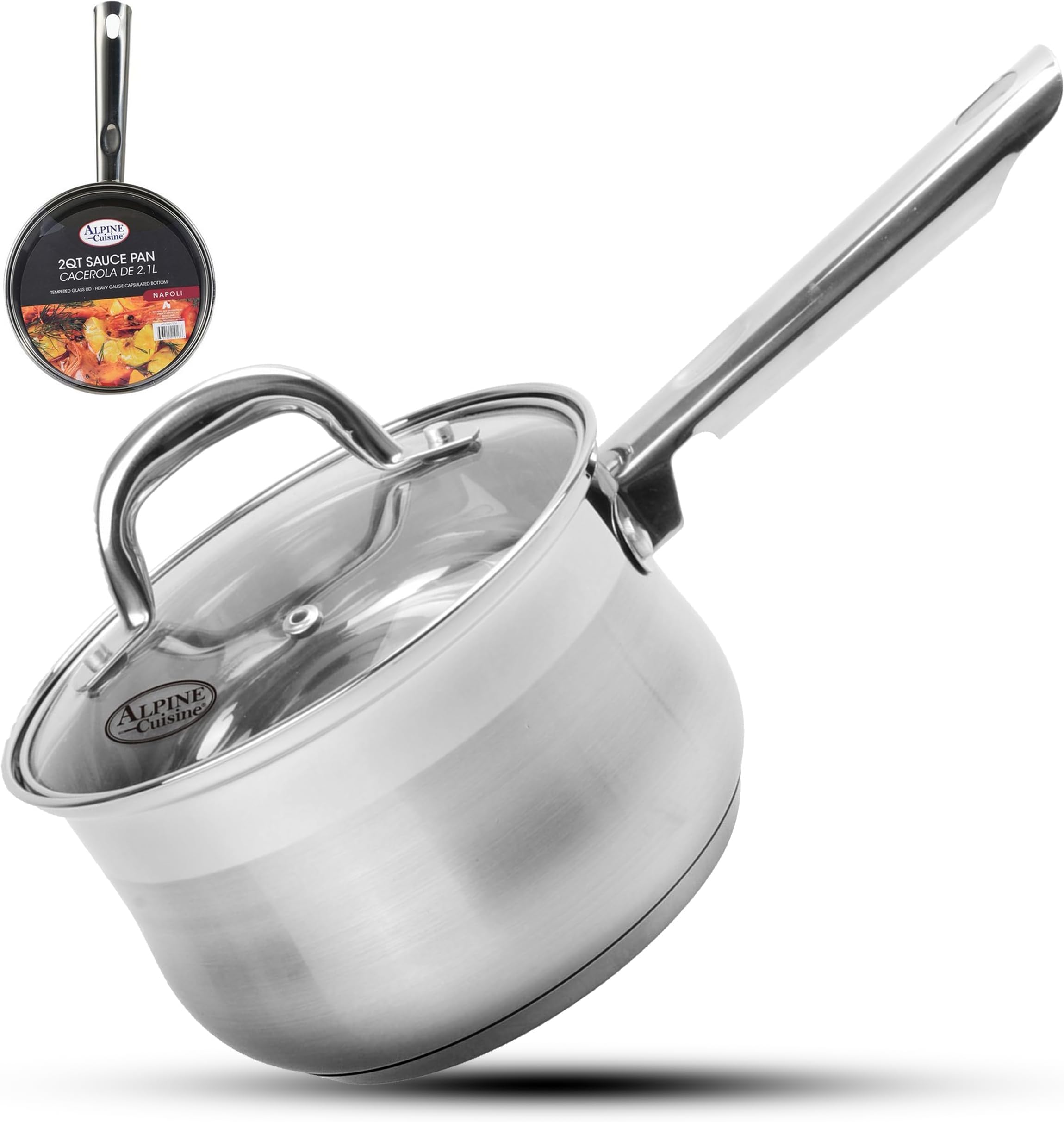 Amazon.com: 6 Cup Double Boiler Pot Set – 1.5 Quart Stainless-Steel ...